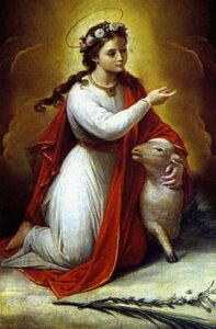 Santa Inês e seu papel na bíblia, a protetora dos inocentes