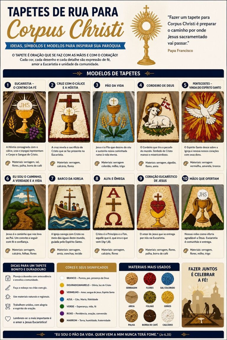 Tapete de Corpus Christi: significado e tradição católica